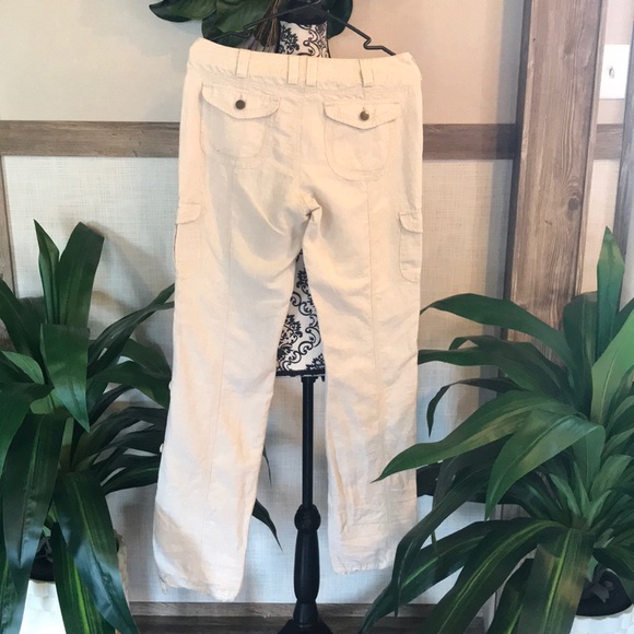 Boston Proper | Pants & Jumpsuits | Boston Proper Linen Optional Capri ...